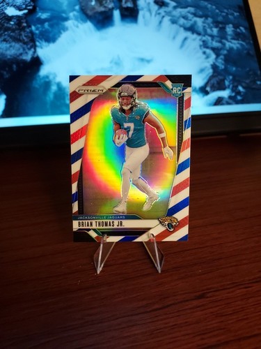 2024 Panini Prizm Brian Thomas Jr. #314 Red White & Blue Prizm Rookie ...