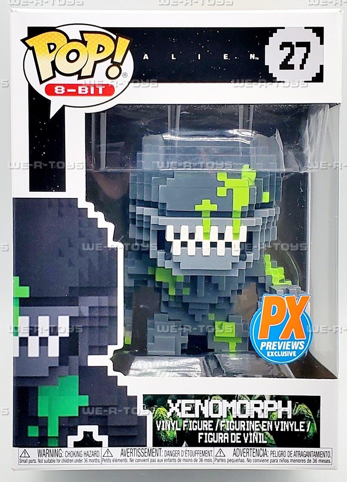 Funko POP 8-Bit Alien Blood Splattered Version 27 Vinyl Figure | eBay UK