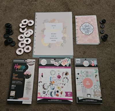 Happy Planner Gently Used Sticker Books Covers And Planner Rings | eBay