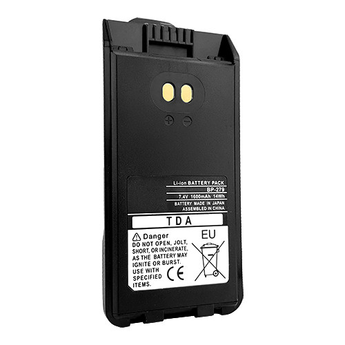 1600mAh LI-ion BP279 BP280 Battery Replacement for ICOM F1000 F2000 ...