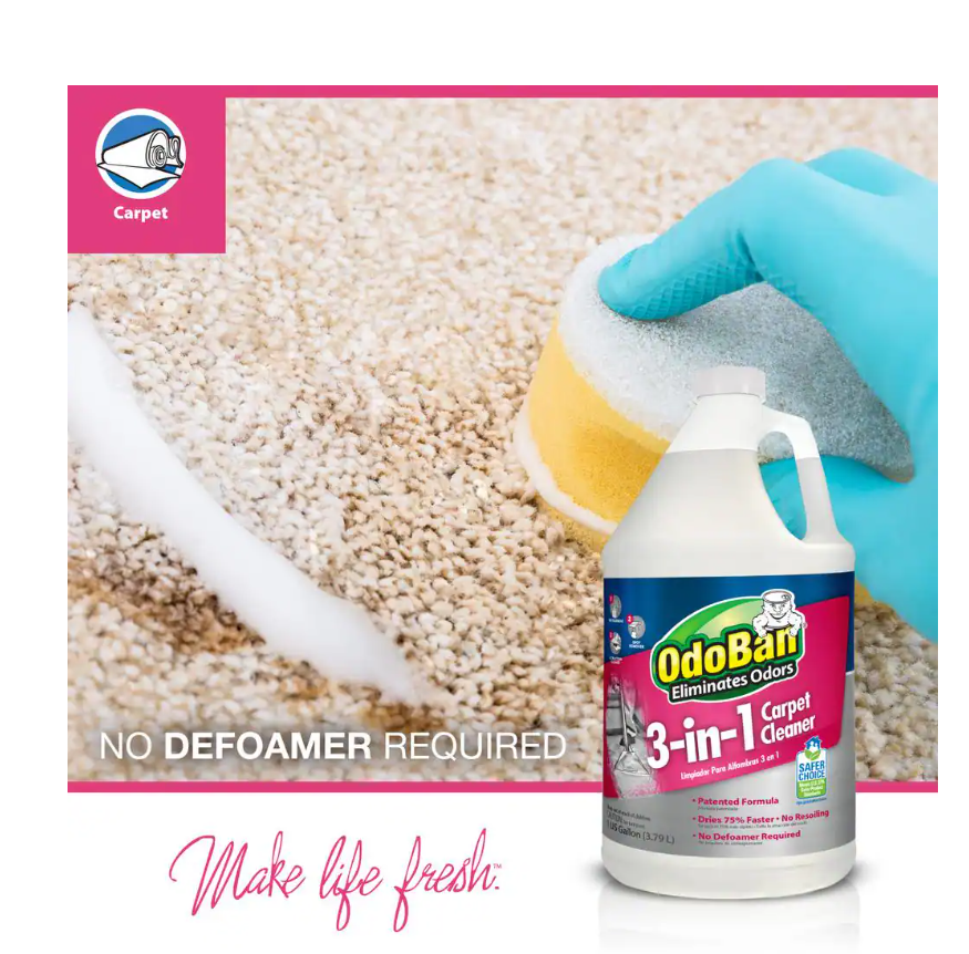 OdoBan 1 Gal. 3-in-1 Carpet Cleaner | Odor and Stain Remover NEW | eBay