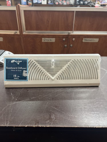 Accord Baseboard Angled Air Diffuser Diffusion Ventilator White 15 in. 64473 New 611918020709| eBay