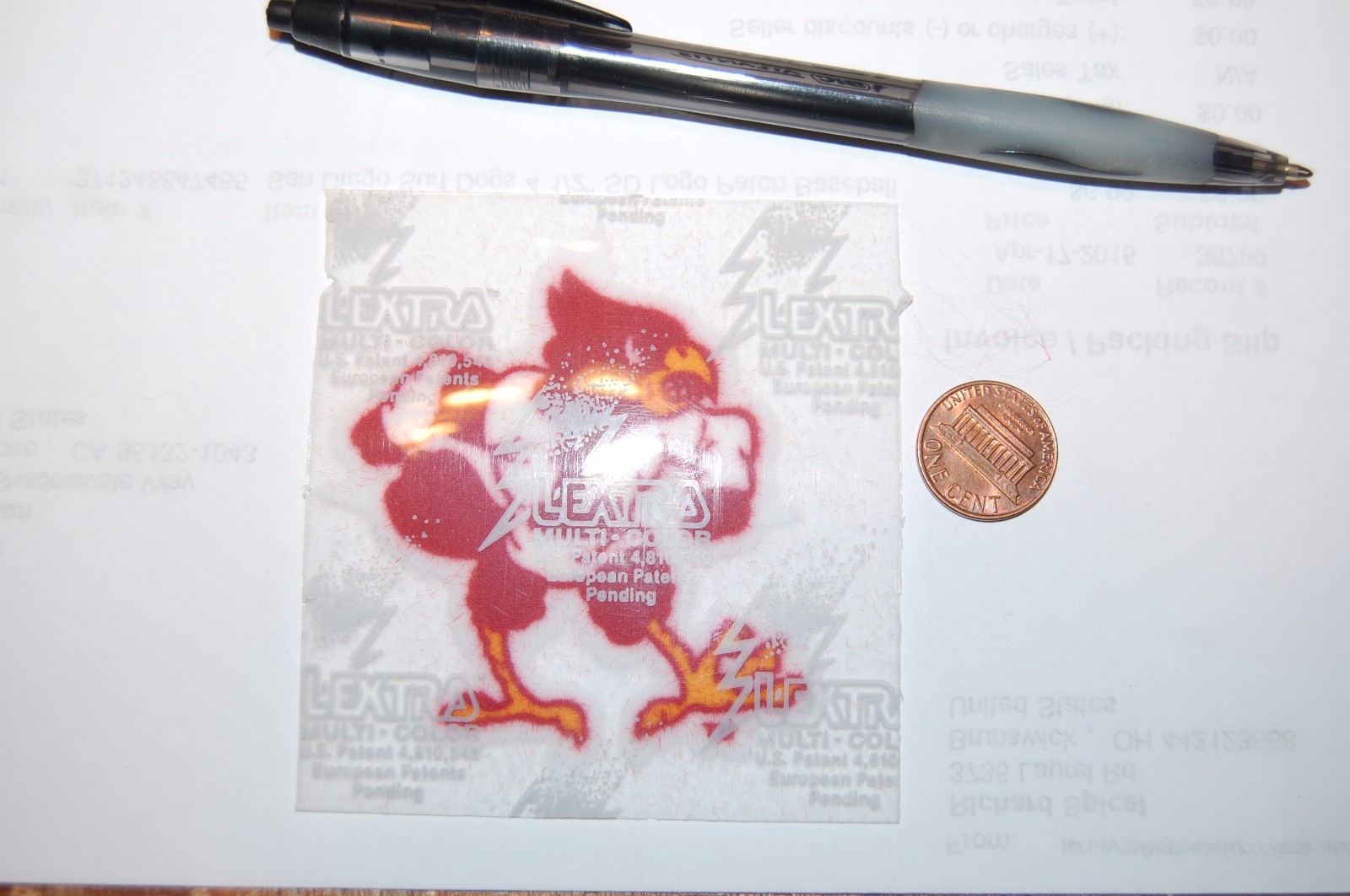 Louisville Cardinals 2 1/2 Lextra Patch 1980-2000 Primary Logo College ...