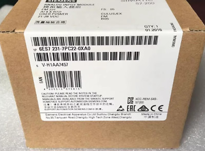 NEW Siemens 6ES7231-7PC22-0XA0 S7-200 EM231 Analog Input Module | eBay