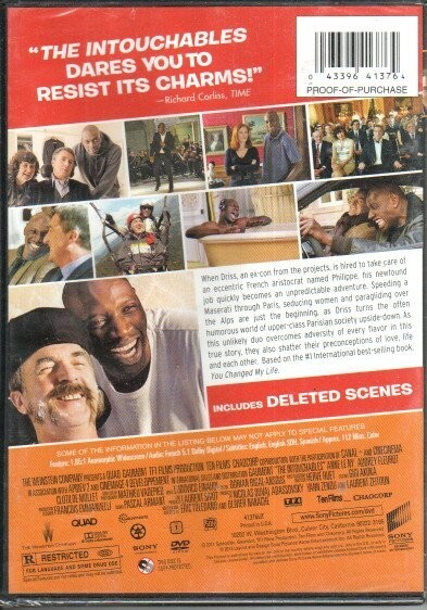 The Intouchables (DVD + digital code, 2011) (François Cluzet, Omar Sy ...