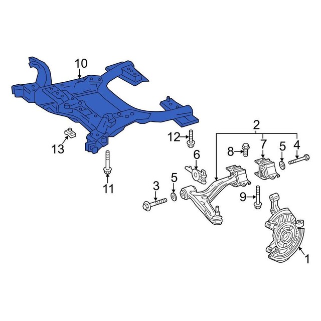 MERCEDES Mercedes-Benz OEM Front Frame-crossmember Cross Member ...