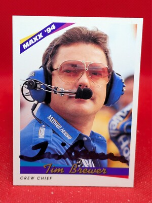 AUTOGRAPH on card: Tim Brewer 1994 Maxx #146 | eBay