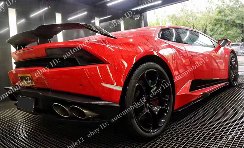 For Lamborghini Huracan LP610 LP580 Real Carbon Fiber Rear Spoiler Huge ...