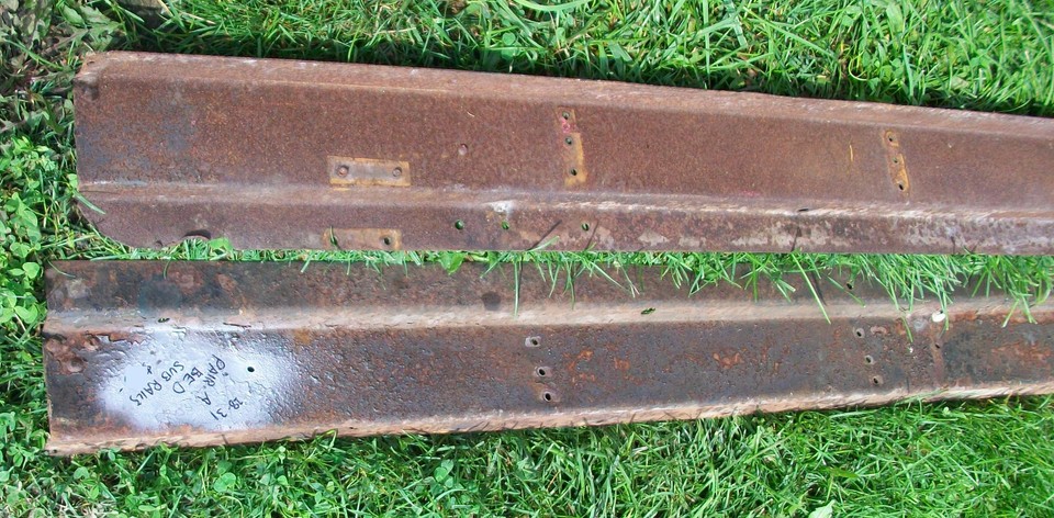 Ford Model A Pickup Bed Subrails Rat Hot Rod Parts 1928 1929 1930 1931 ...