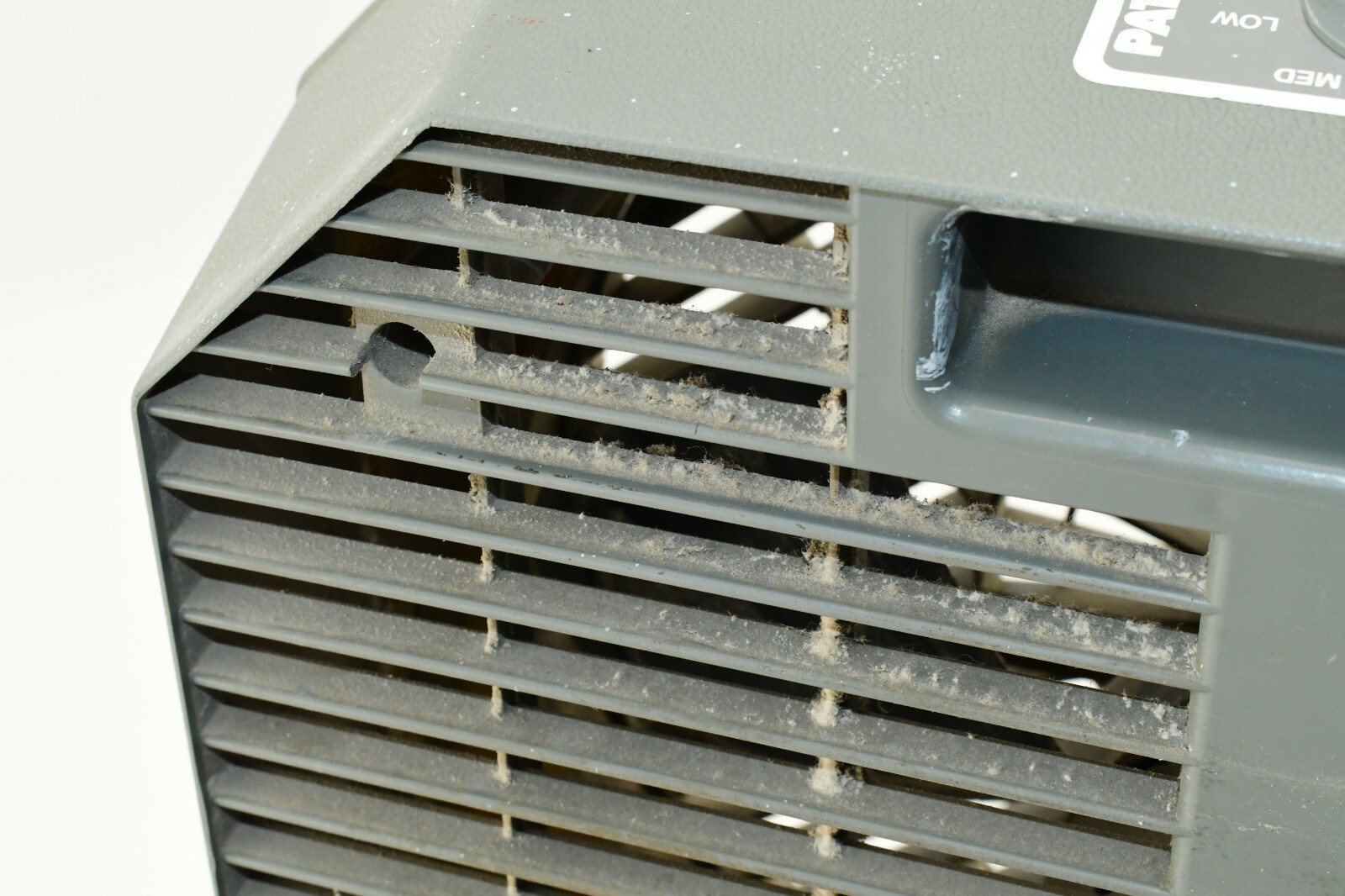 Vintage PATTON Box Fan 3-Speed Adjustable Spinning Front Grill - 15 ...