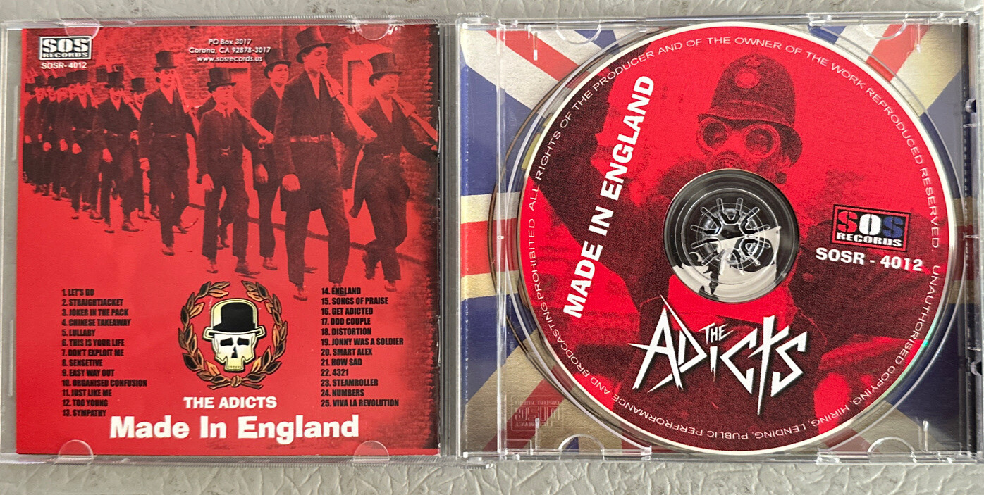 Made in England by The Adicts (CD, 2004, SOS Records) for sale online ...