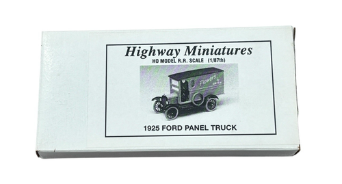 HO Scale Jordan Highway Miniatures Kit #360-216 1925 Ford Panel Truck ...