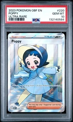 2023 Pokémon OBF EN Poppy Ultra Rare #220 PSA 10 GEM MT | eBay
