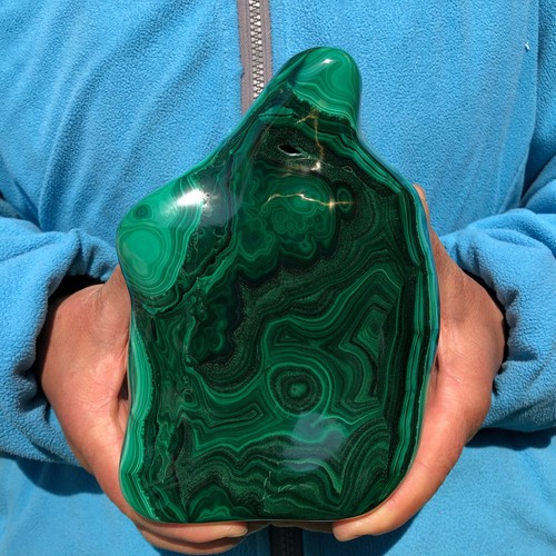 3.6LB Natural green Malachite quartz crystal mineral specimen Healing ...