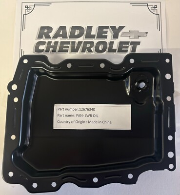 NEW GM OEM ENGINE OIL PAN- GENERAL MOTORS GMC 12676340 | eBay