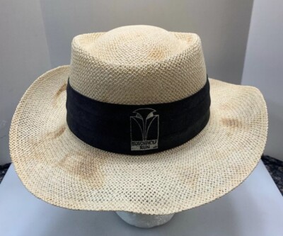 Texace Blackwolf Run Kohler WI Golf Hat Wide Brim Straw USA Made | eBay