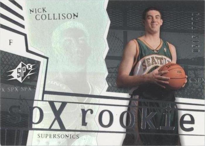 2003-04 SPx - SPx Rookie Nick Collison #135 /2999 (RC) for sale online ...