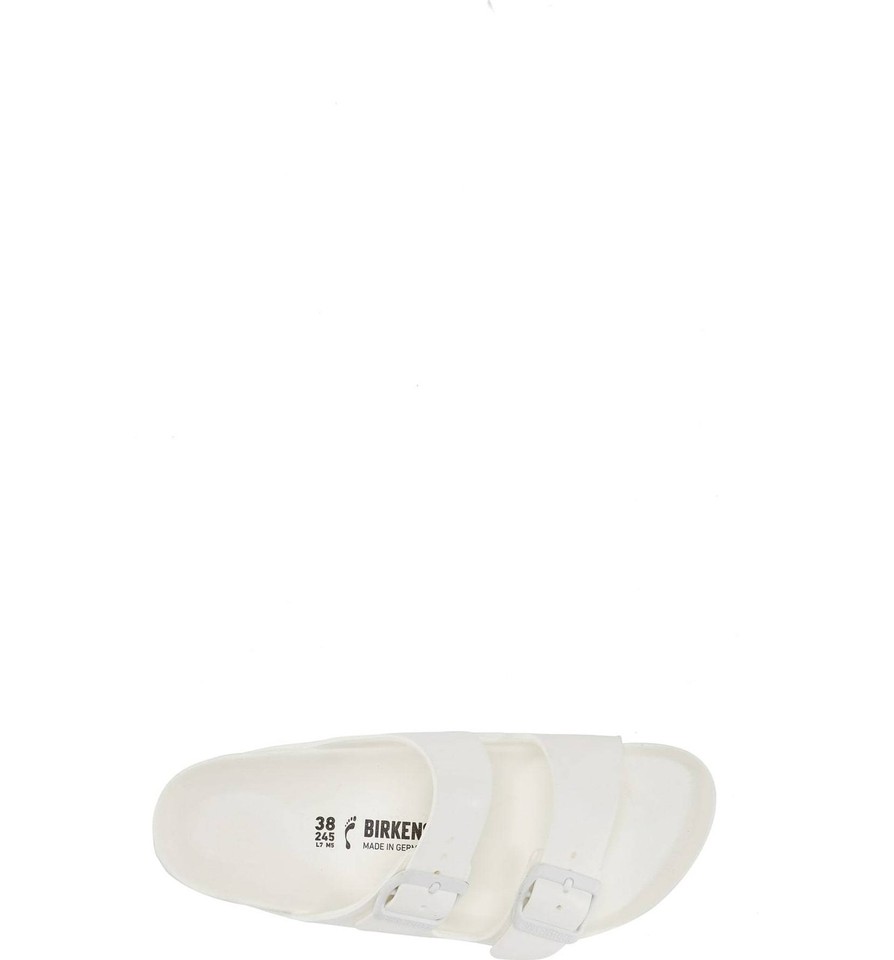 BIRKENSTOCK Womens WHITE Arizona EVA Slides BIRK sandals 37 38 39 40 41 ...