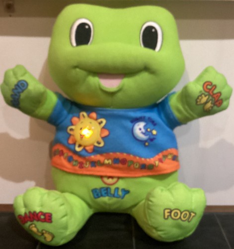 Frog Plush LeapFrog Toy Laugh, Hug’N Learn Soft Baby Tad Musical RARE ...