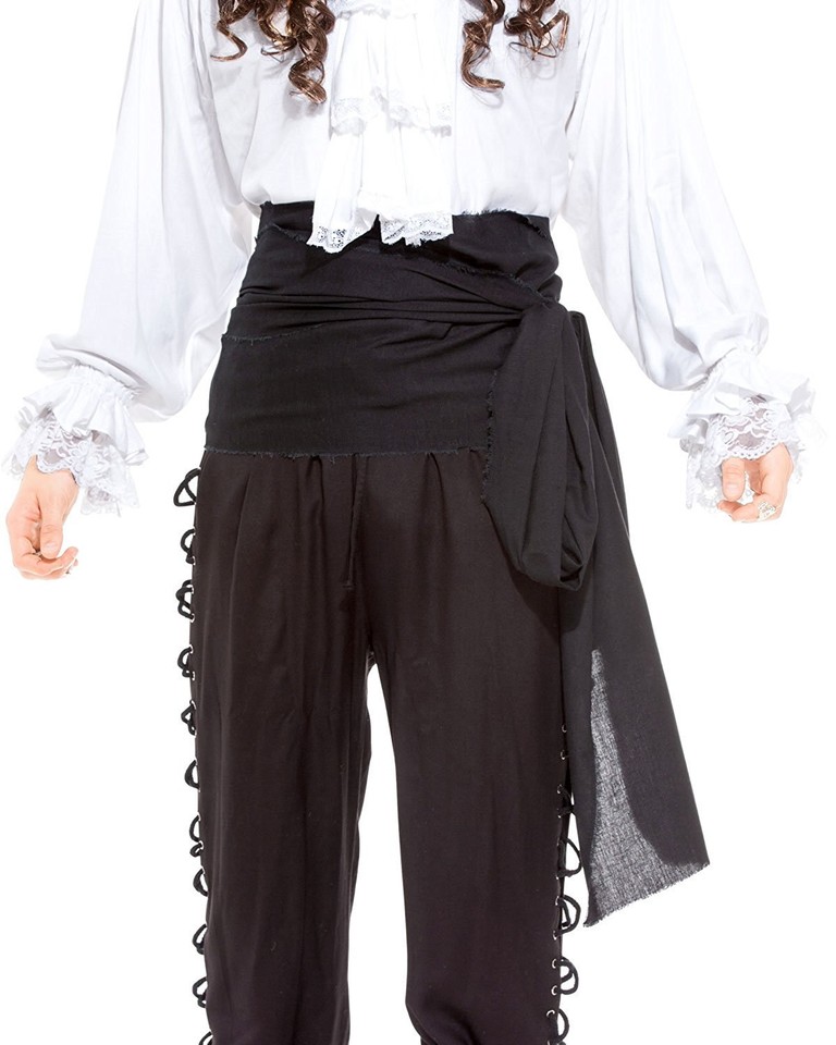 Pirate Sash Long Linen Waist Sash 144" x 10" Multi Use Costume ...