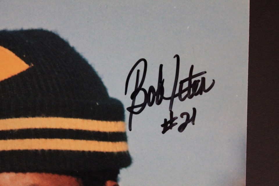 BOB JETER (d.2008) Green Bay Packers Iowa Autograph Signed 8x10 Photo ...