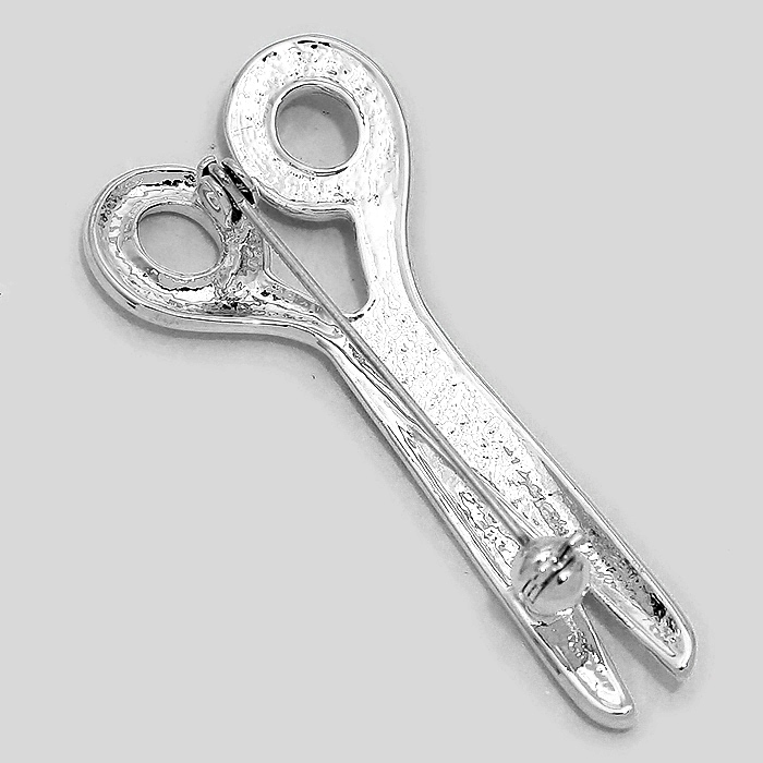 Cosmetologist Beautician Hair Stylist Rhinestone Scissors Pin ...
