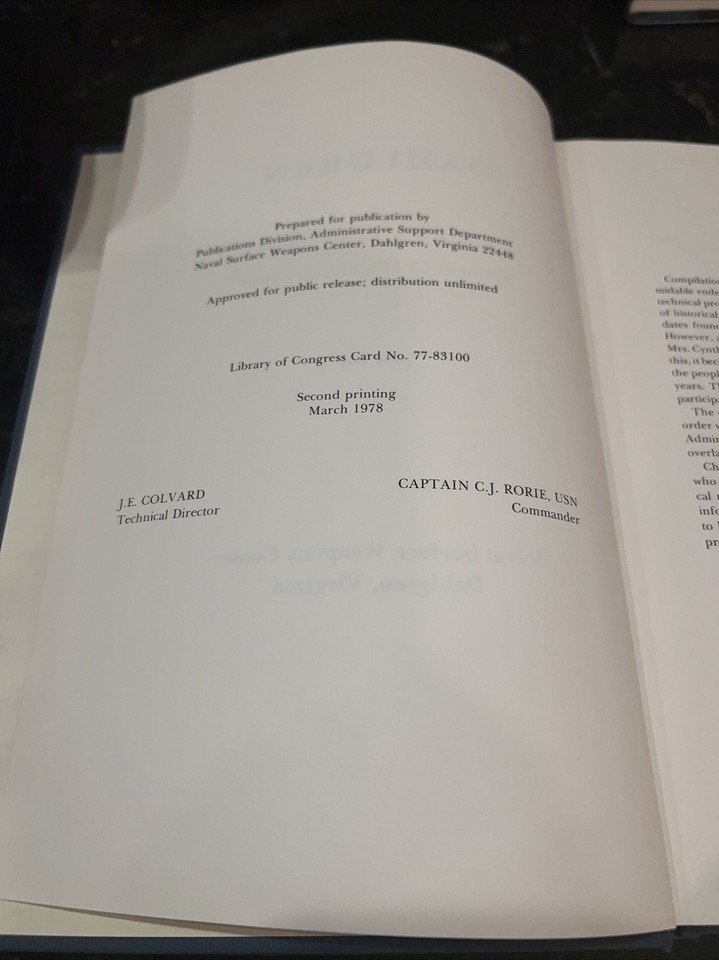 1977 Kenneth McCollum DAHLGREN Miiltary Laboratory Navy Virginia signed ...