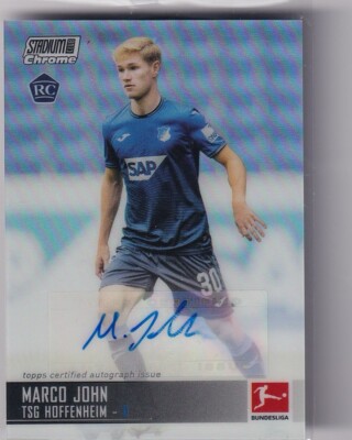 Topps Stadium Club Bundesliga Nr. CAC-MJ Marco John Rookie Auto | eBay