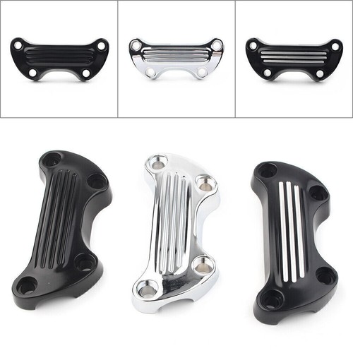 For Harley Sportster Softail Dyna 1" Handlebar Riser Top Clamp Cover ...
