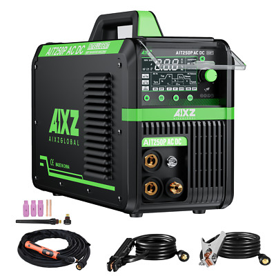 AIXZ TIG ALUMINUM WELDER AC/DC 110V/220V HF IGBT TIG/MMA DC WELDING ...
