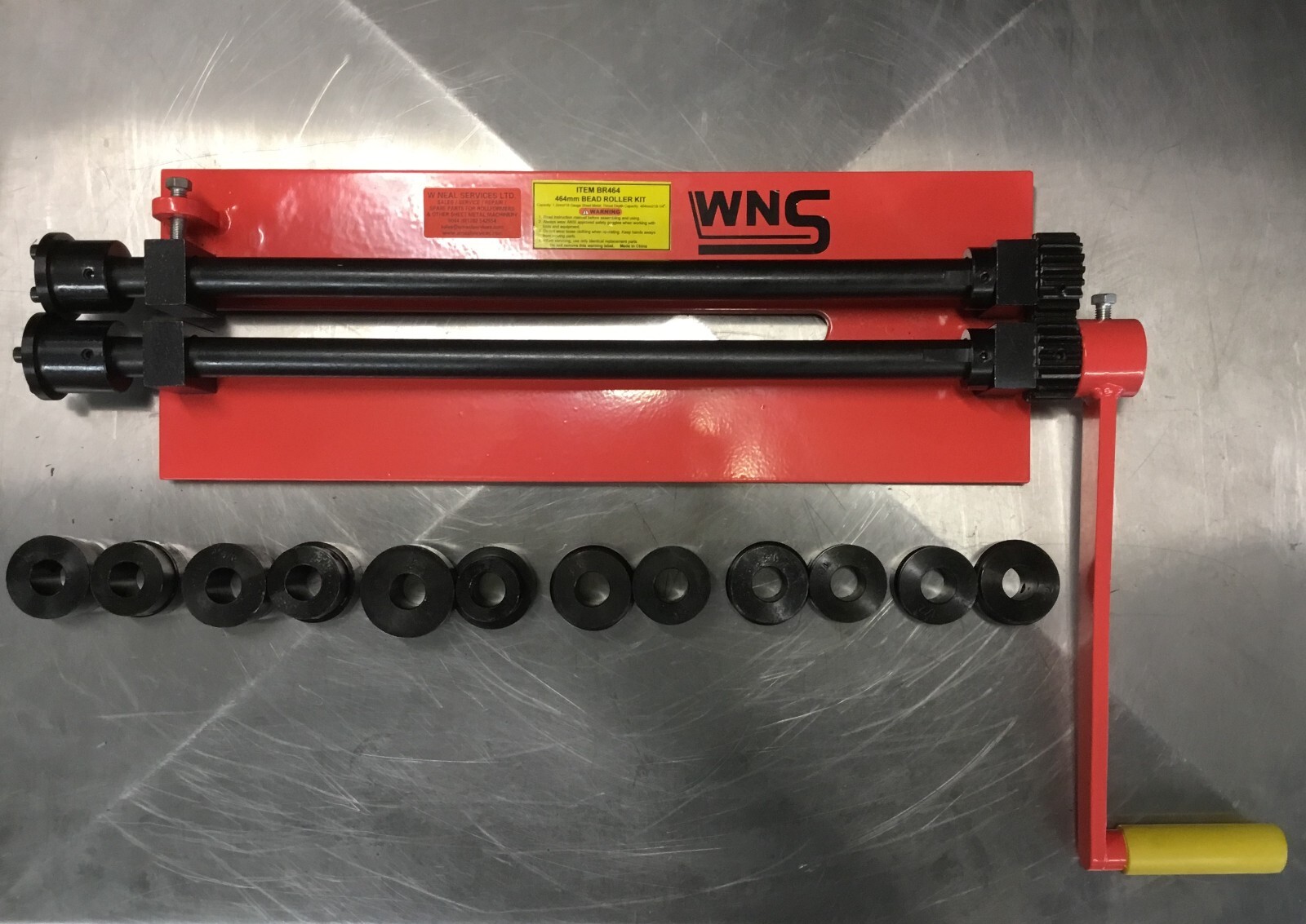 WNS Bead Roller Rolling Machine Swager Bead Former 464mm 18