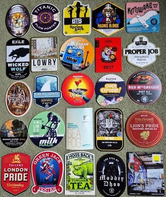 JOB LOT OF TWENTY FIVE REAL ALE BEER PUMP CLIP BADGES - FREE POST | eBay UK