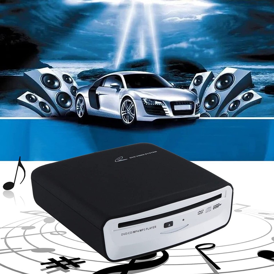External Car Universal CD Player Machine, Vehicle External USB CD ...
