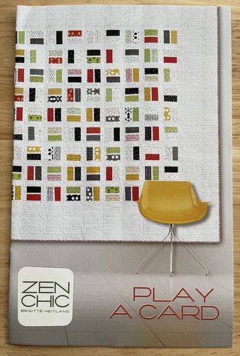 Play A Card Quilt pattern from Zen Chic by Brigitte Heitland | eBay