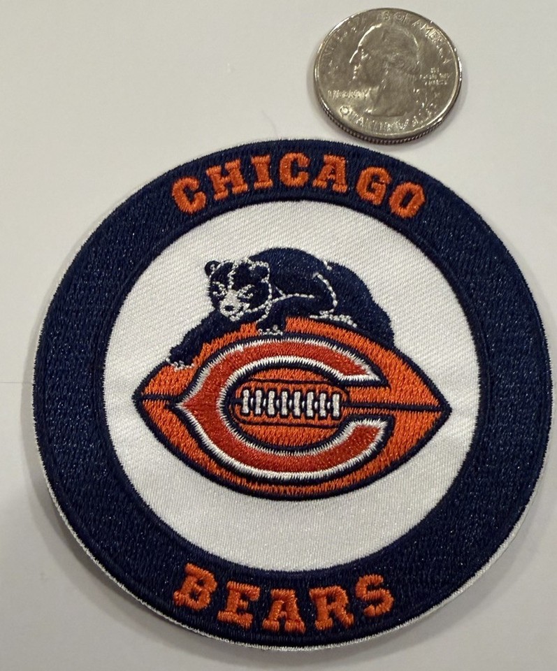 Chicago Bears vintage Style embroidered iron on patch 3"x 3" Awesome ...