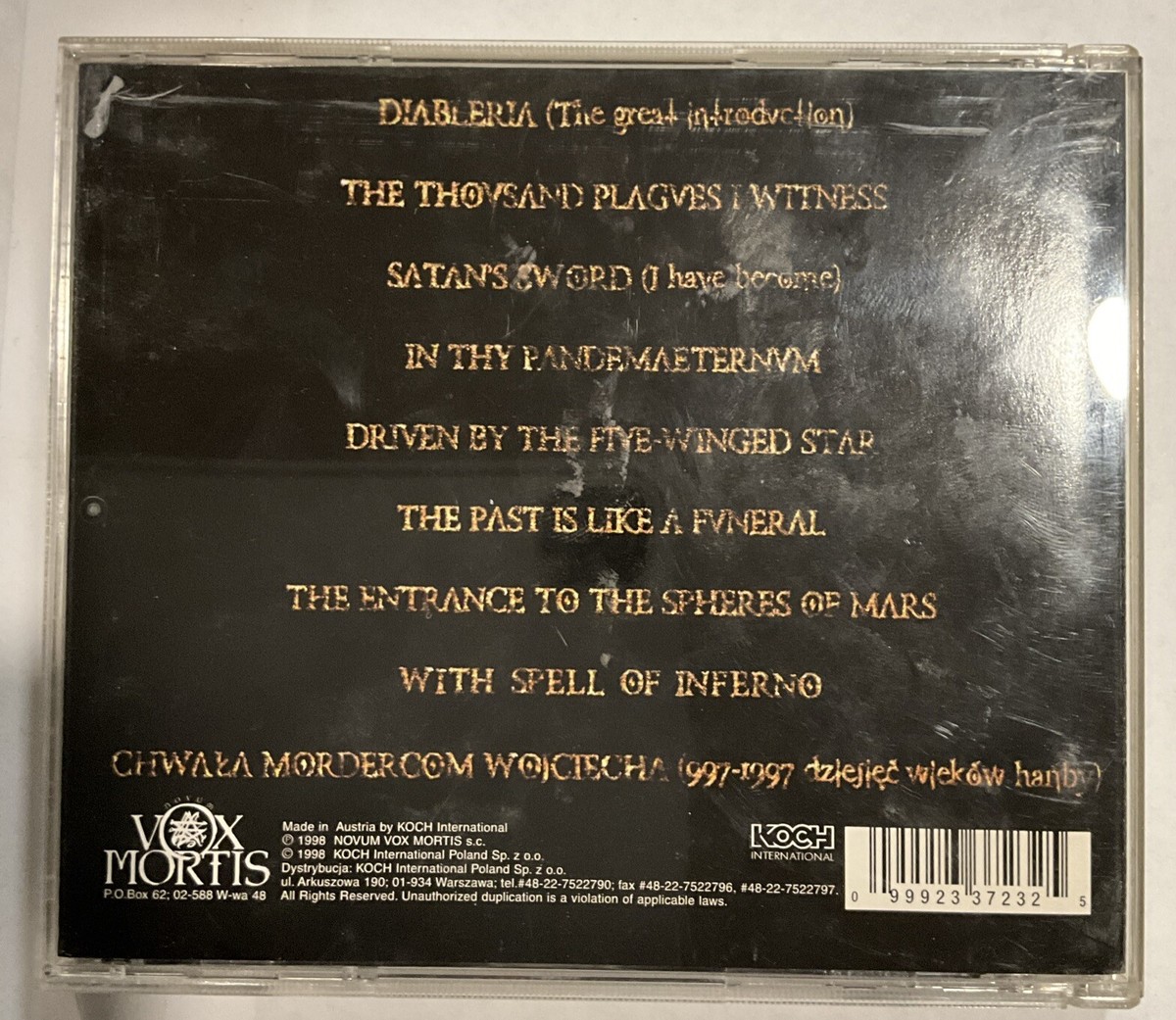 Behemoth Pandemonic Incantations Behemoth Pandemonic Incantations CD