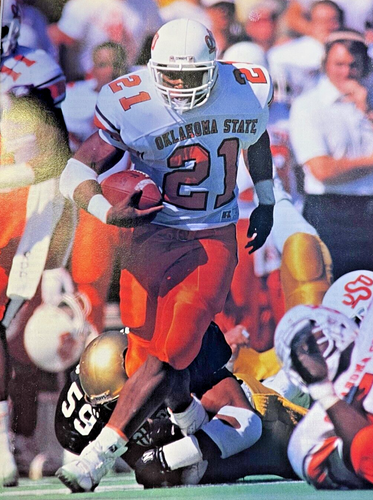 1989 Barry Sanders Oklahoma State Football Heisman Trophy Winner ...