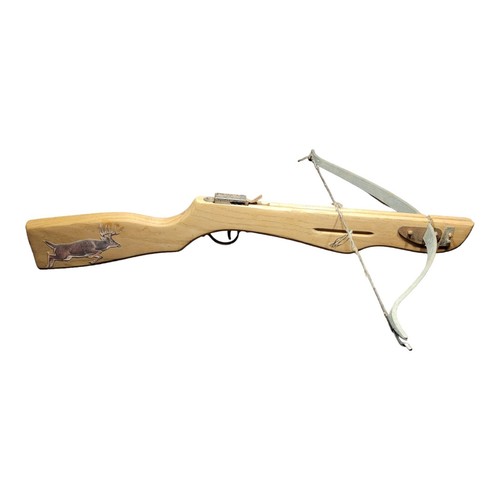 Vintage 1960s Powermaster RIFLE Oak Crossbow WHAM-O MCM Man Cave Decor ...