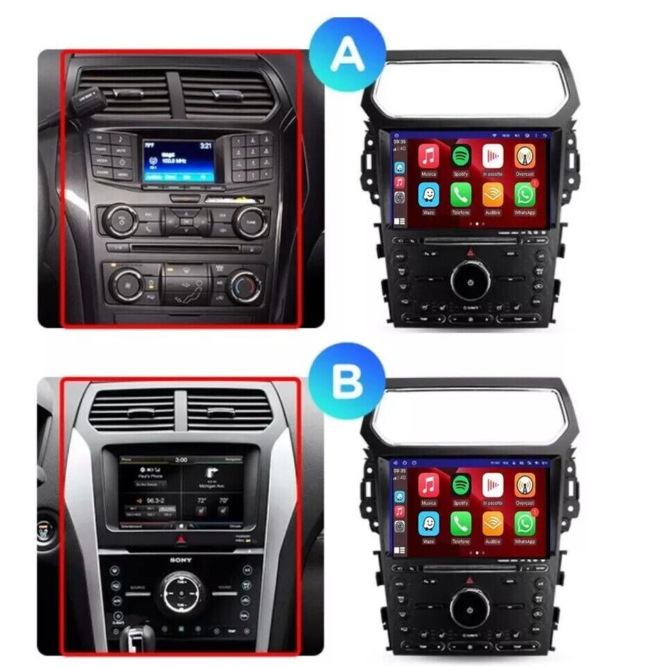 for Ford Explorer Radio Upgrade 2012-2019 Android Stereo Replacement ...