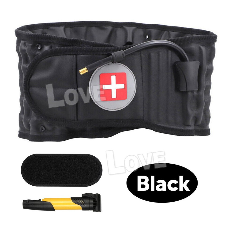 Decompression Belt Waist Brace Spinal Lower Air Traction Back Pain ...