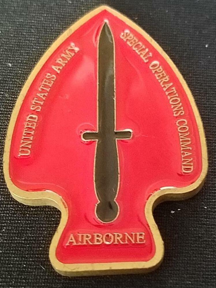 US Army Special Operations Command Command Sergeant Major USASOC CSM ...