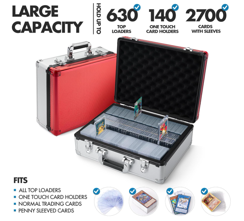 Toploader Storage Box,Sports Card Storage Case,Top Loader Card Storage ...