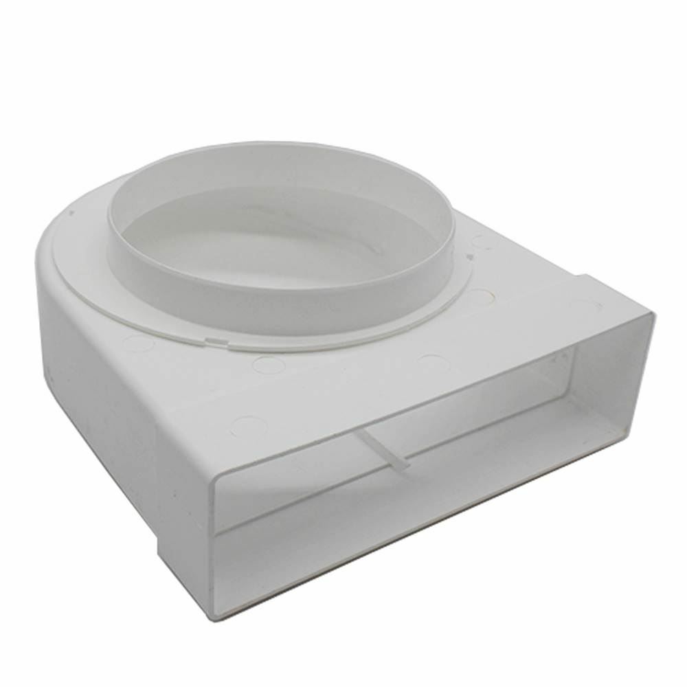 Kair System 204 Rectangular 204x60mm to Round 150mm Rotating Elbow Duct ...