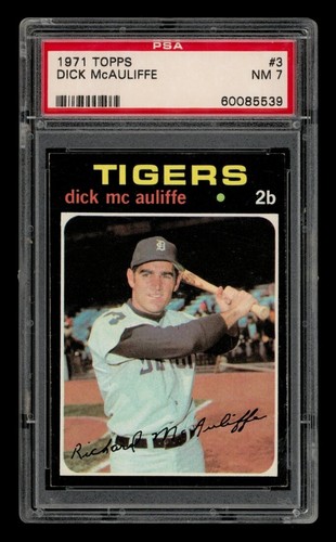 1971 Topps Set-Break # 3 Dick McAuliffe PSA 7 NM | eBay
