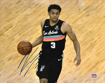 Keldon Johnson San Antonio Spurs Signed Auto Autograph 8x10 Photo PSA ...