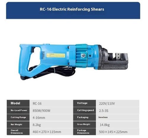 RC16 Hydraulic Steel Bar Cutter Convenient Cutting Machine Portable ...