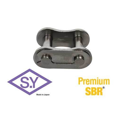 SY 12BSS-1 BS Roller Chain Connecting Link Simplex 3/4" Pitch Stainless ...