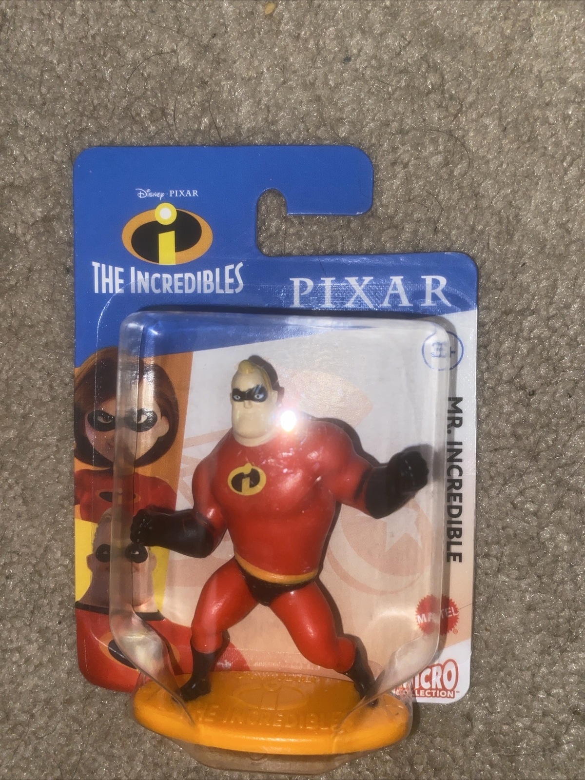 Disney Pixar The Incredibles Mr Incredible Micro Collection Mattel Figurine Toy | eBay