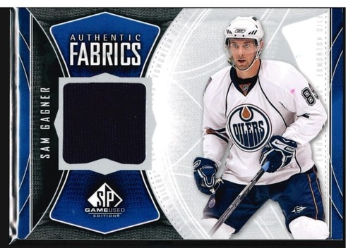 2009-10 SP Game Used SAM GAGNER Authentic Fabrics jersey card | eBay