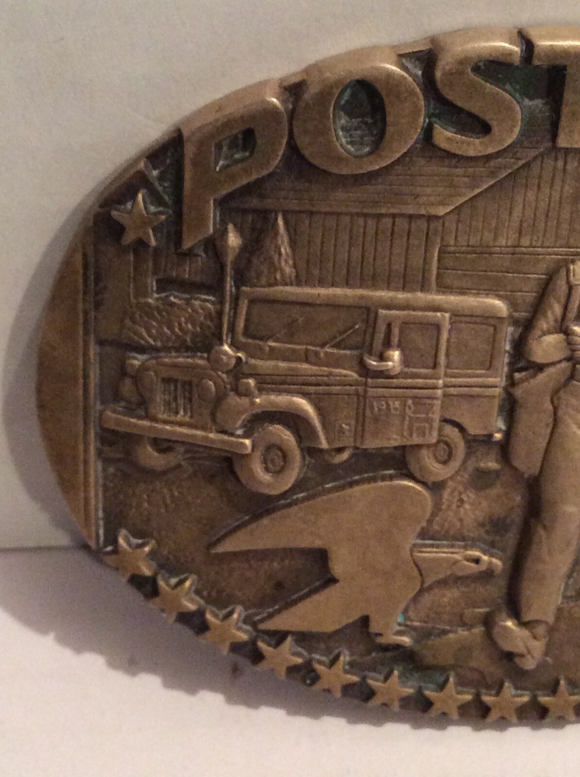 VINTAGE 1980's AWARD DESIGN MEDALS "POSTMAN" SOLI… - Gem